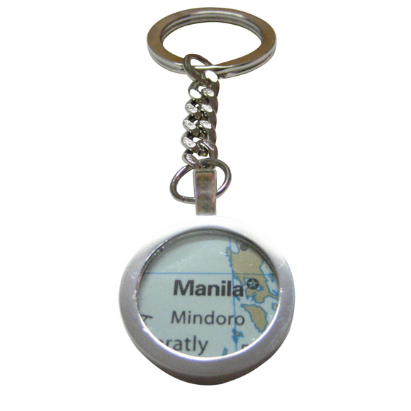 Kiola Designs | Accessories | Manila Philippines Map Pendant Key Chain ...